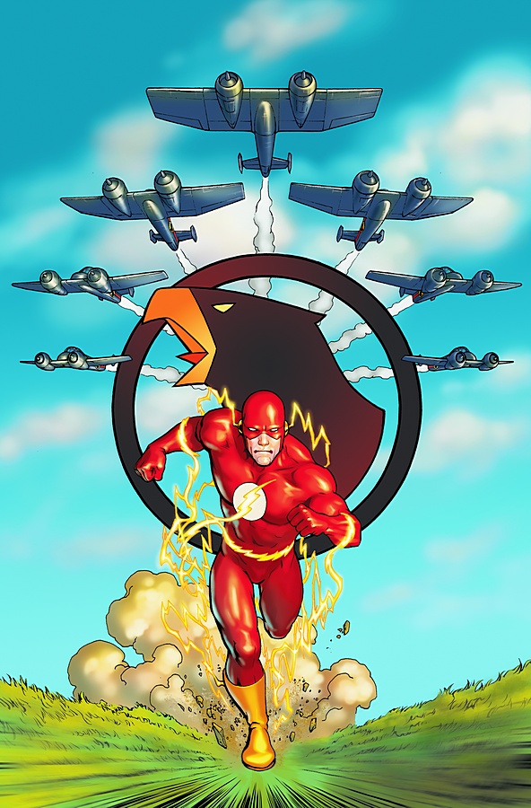 Flash Meets the Blackhawks in Brave & the Bold #28 - Speed Force