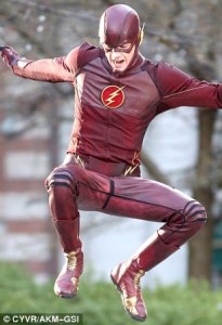 UPDATED: Full View of Grant Gustin in the FLASH SUIT - Speed Force