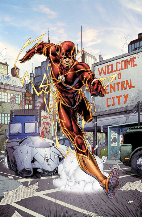 Future Wally West on the Cover for Flash/Future's End